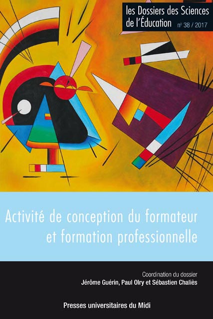 Les Dossiers des Sciences de l’Éducation n° 38 - Activité de conception ...